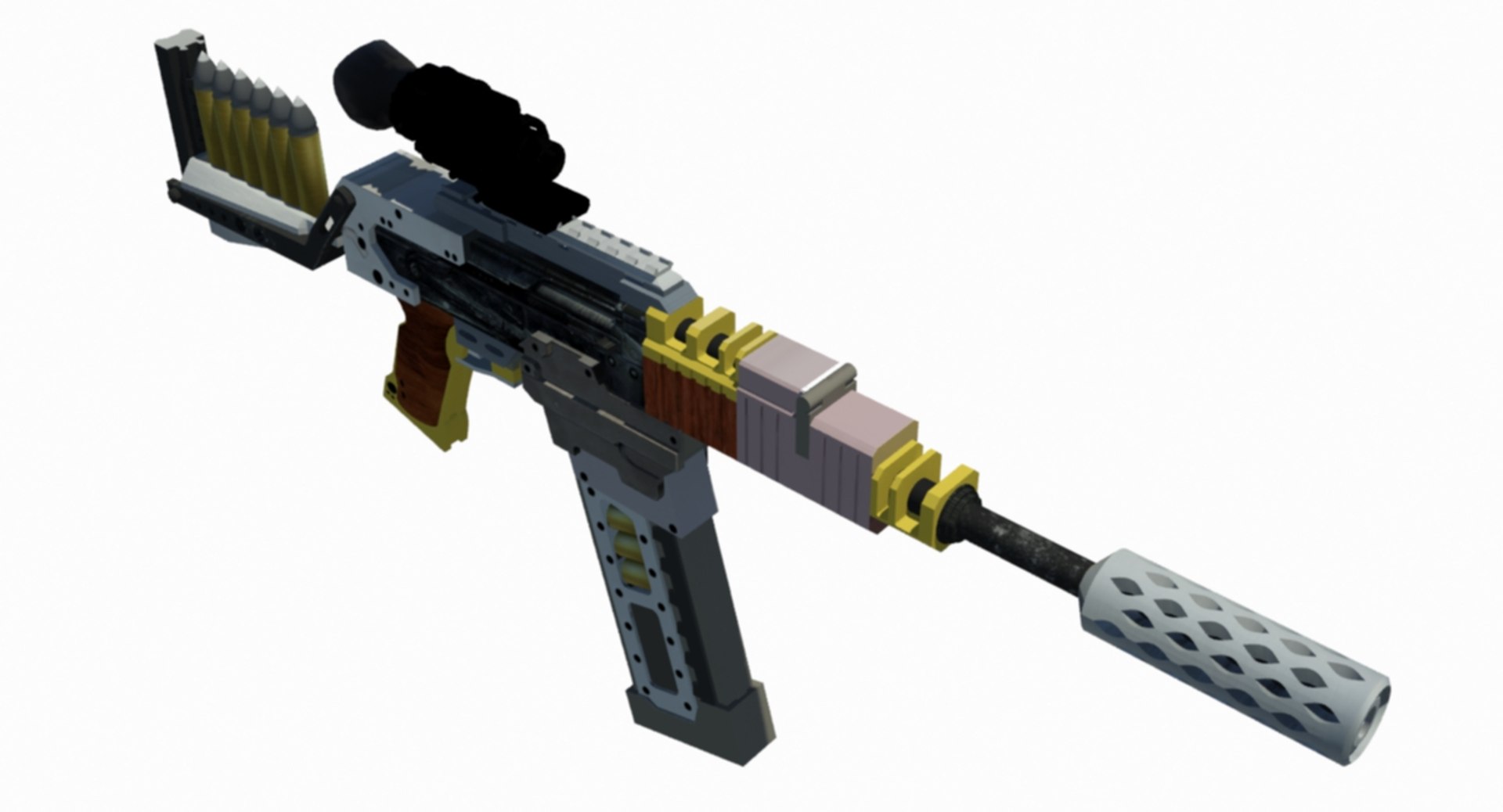 Gun Vera 3D Model - TurboSquid 1276945