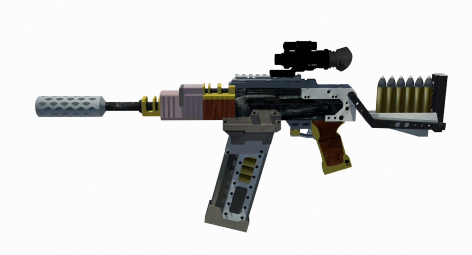 Gun Vera 3D Model - TurboSquid 1276945