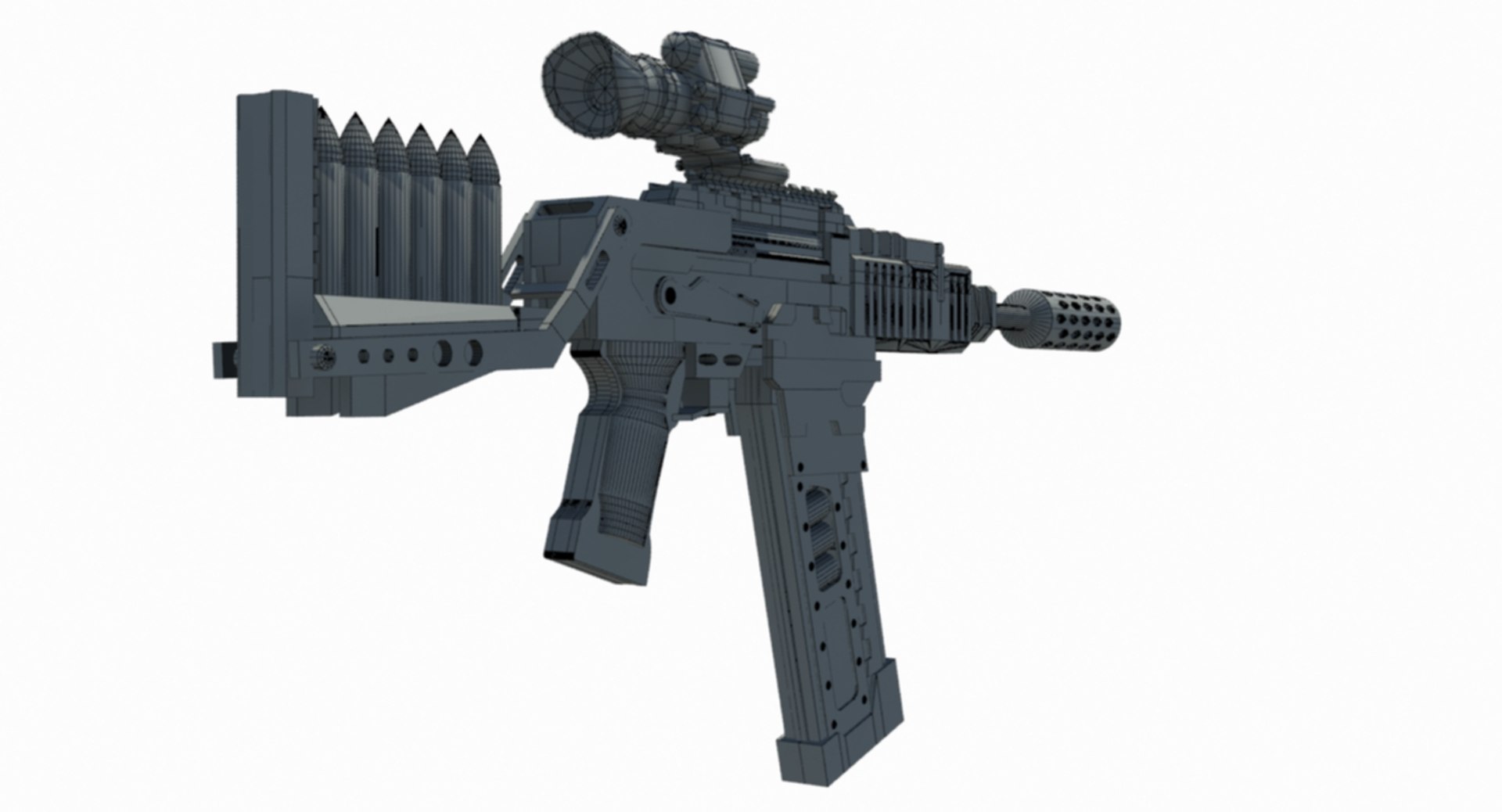 Gun Vera 3D Model - TurboSquid 1276945