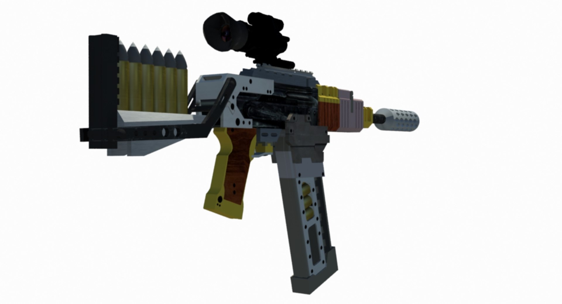 Gun Vera 3D Model - TurboSquid 1276945