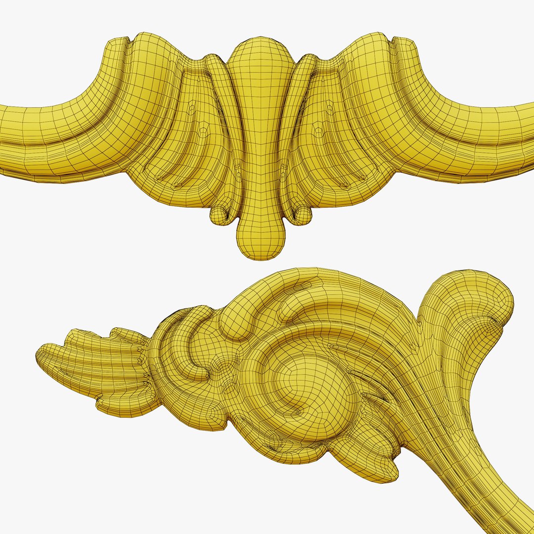 3D Classic Furniture Handles Model - TurboSquid 2159491