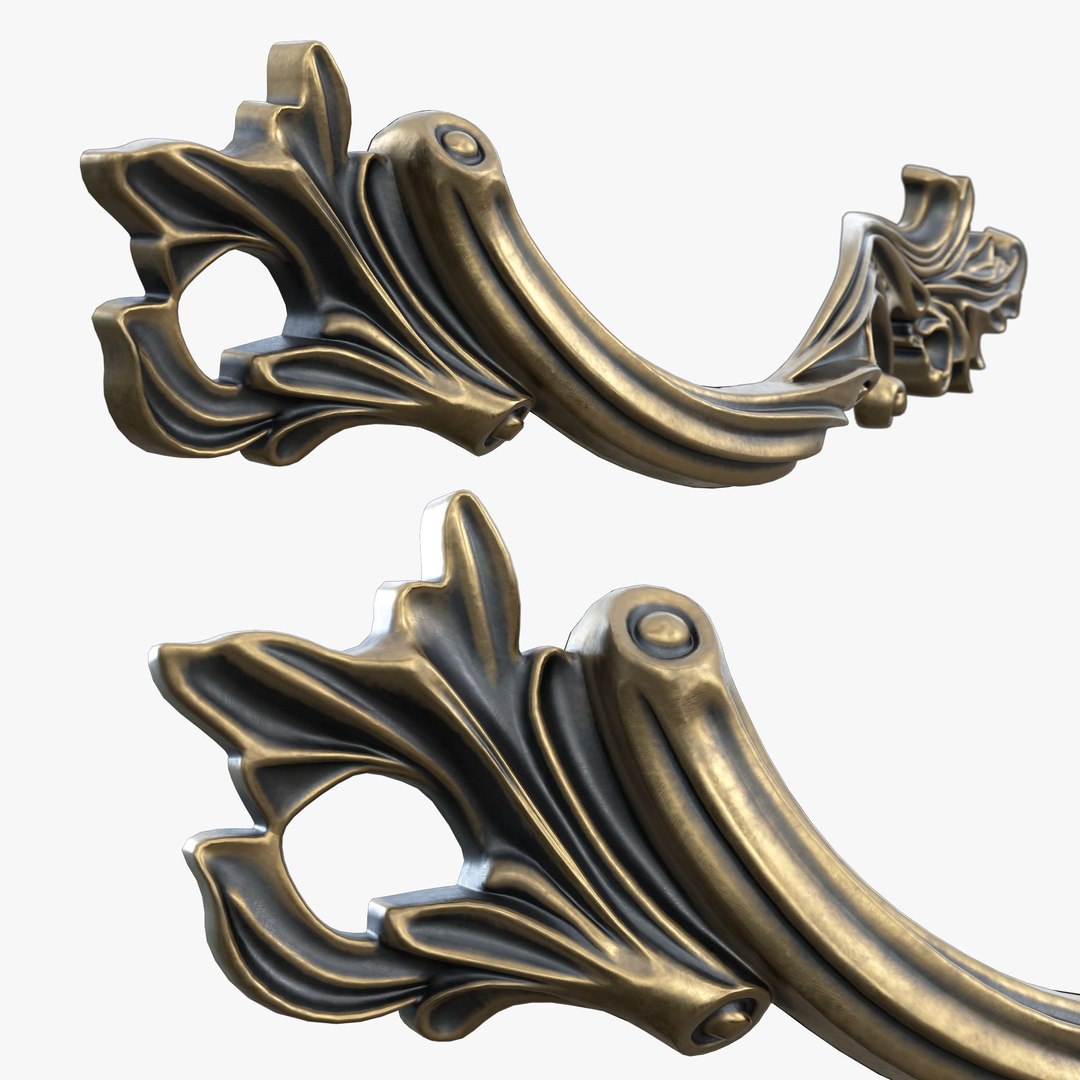 3D Classic Furniture Handles Model - TurboSquid 2159491