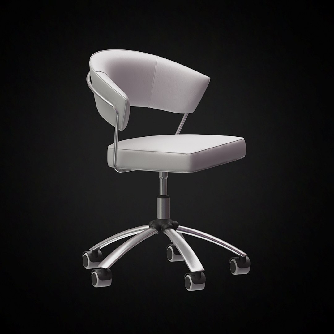 3d Office Chair Calligaris Model