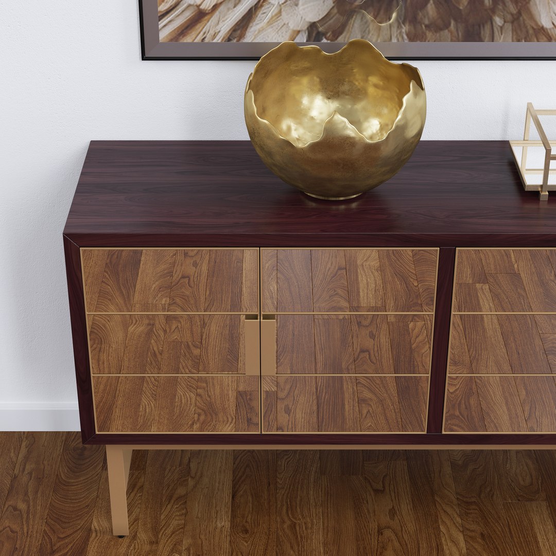 Delaney Buffet Mitchell Gold 3d Max