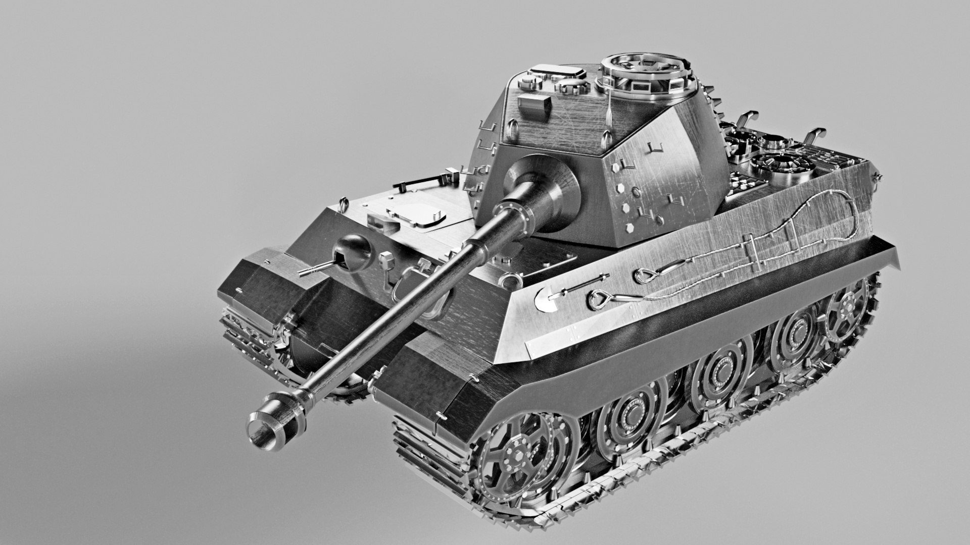 3D Model Tiger 2 - TurboSquid 2122540
