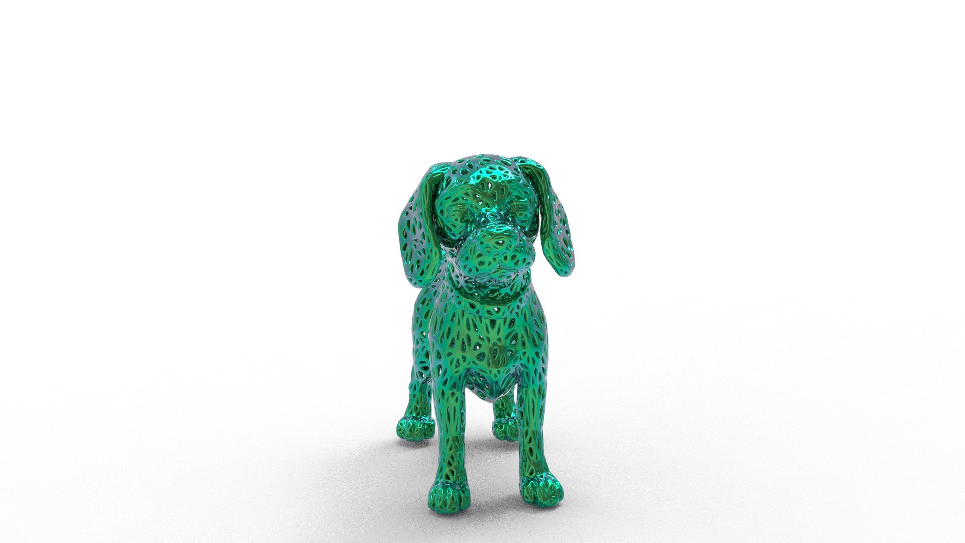 Beagle Dog Voronoi Style 3D Model - TurboSquid 2402703