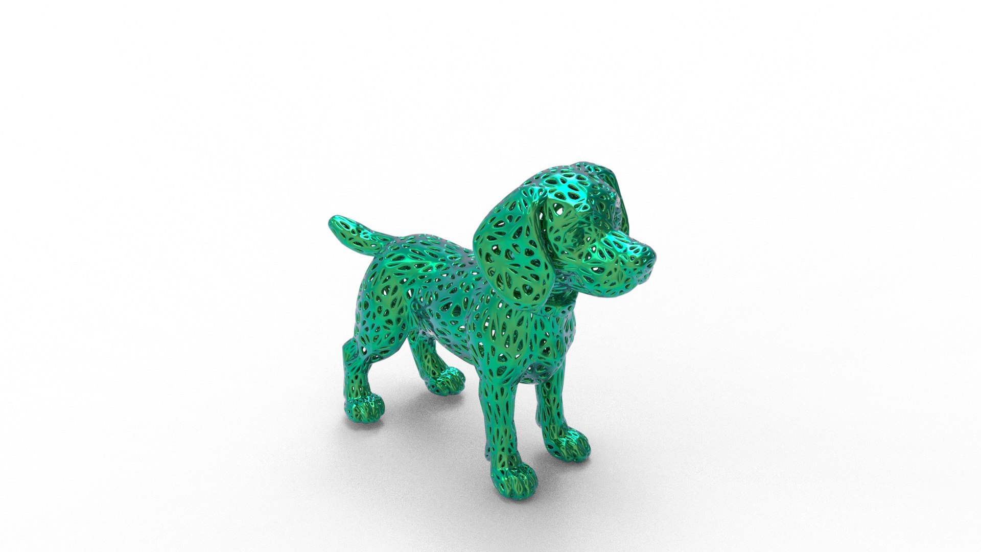 Beagle Dog Voronoi Style 3D Model - TurboSquid 2402703