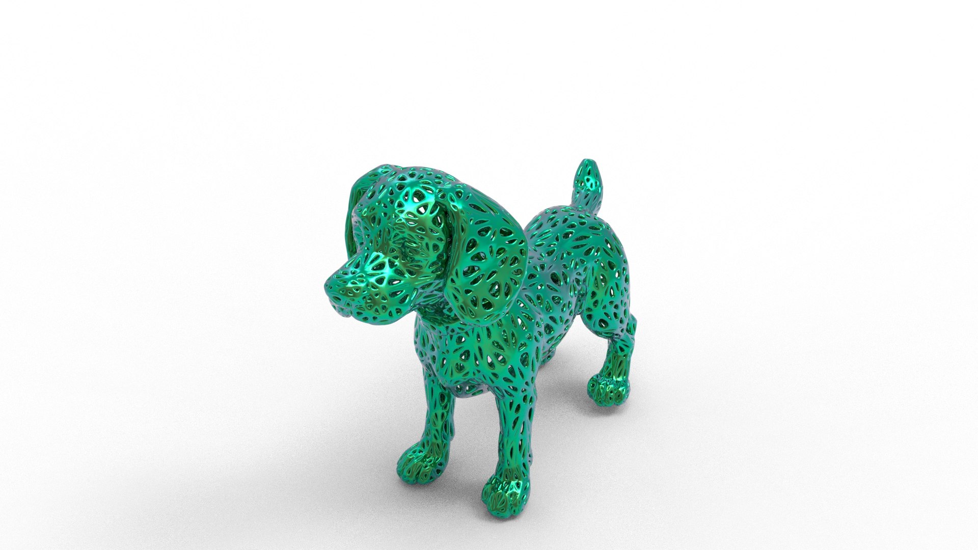 Beagle Dog Voronoi Style 3D Model - TurboSquid 2402703