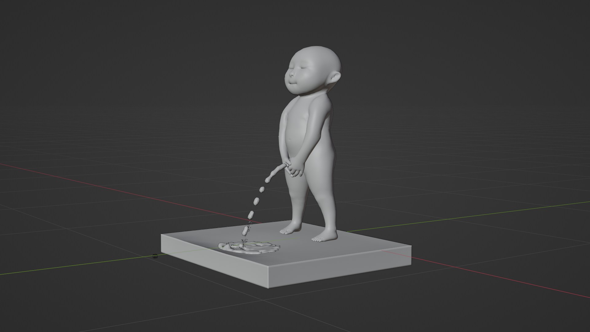 3D Peeing Boy Water Feature - TurboSquid 1997085