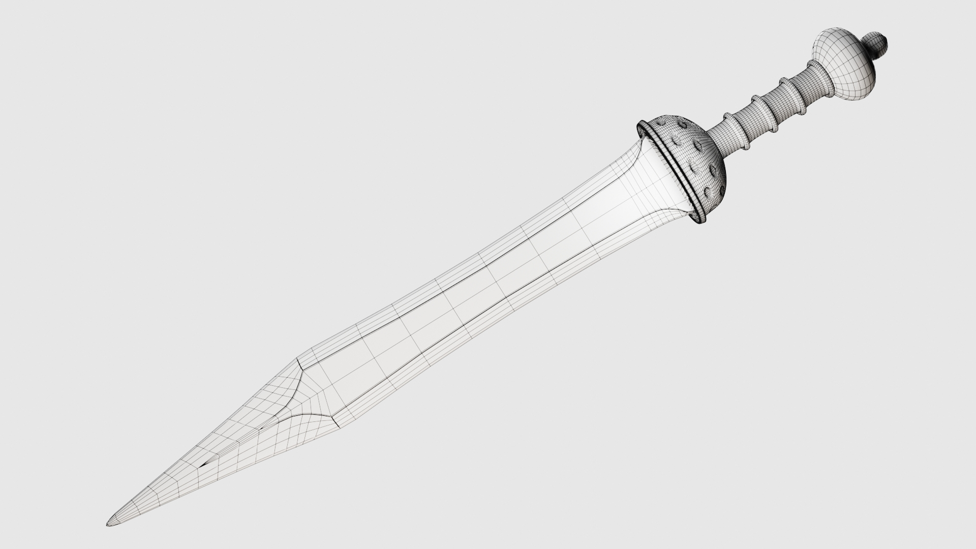 3D gladius roman sword model - TurboSquid 1700469