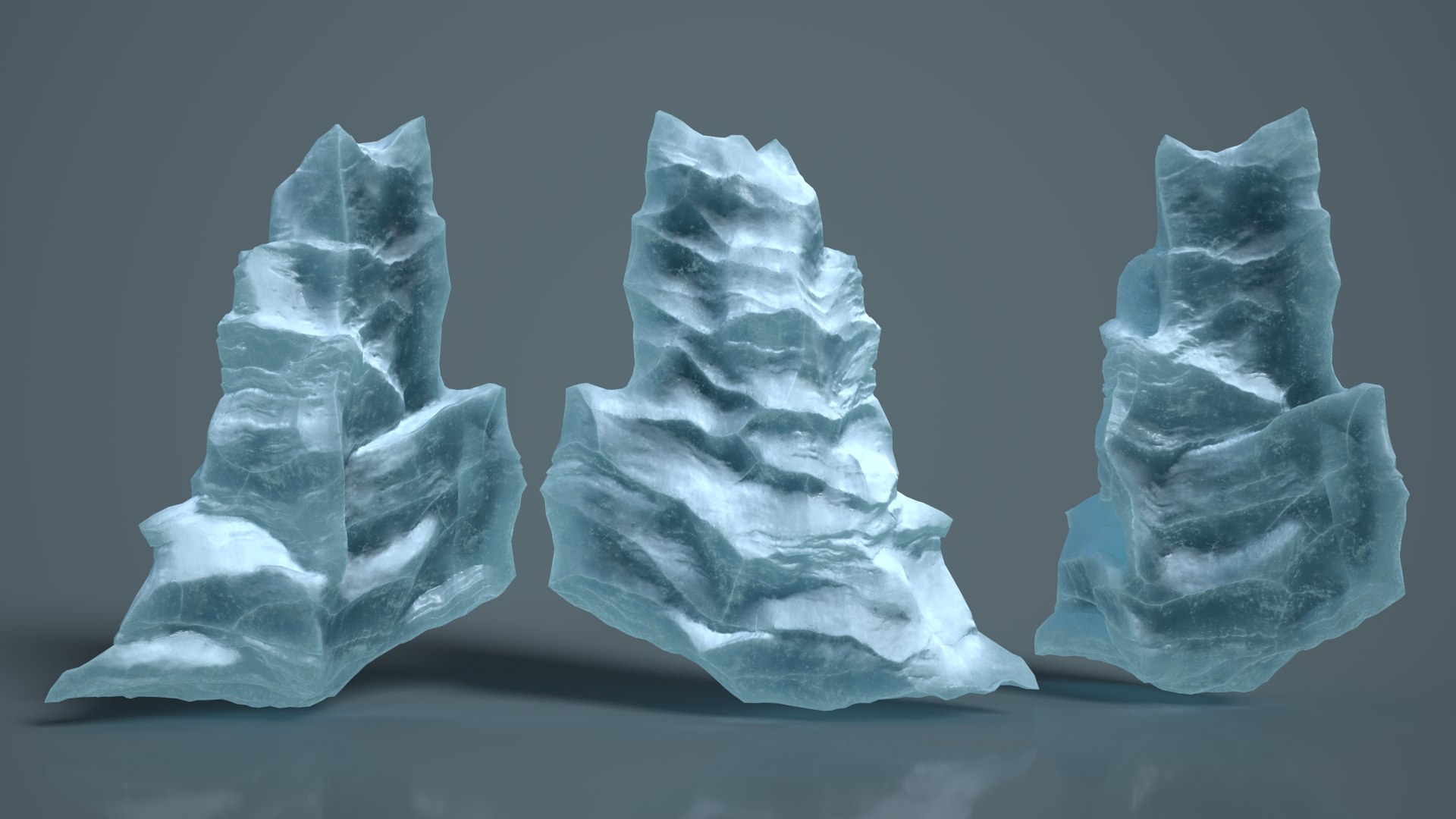 3D 16 Ice Caves - 240928 Model - TurboSquid 2286679