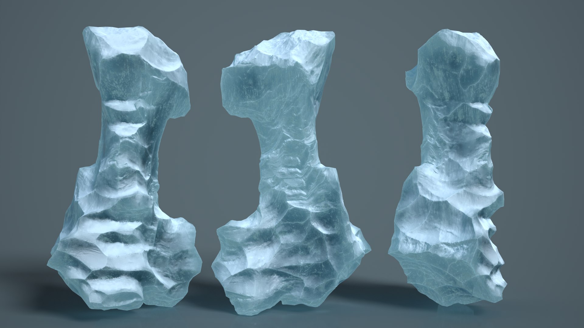 3D 16 Ice Caves - 240928 Model - TurboSquid 2286679