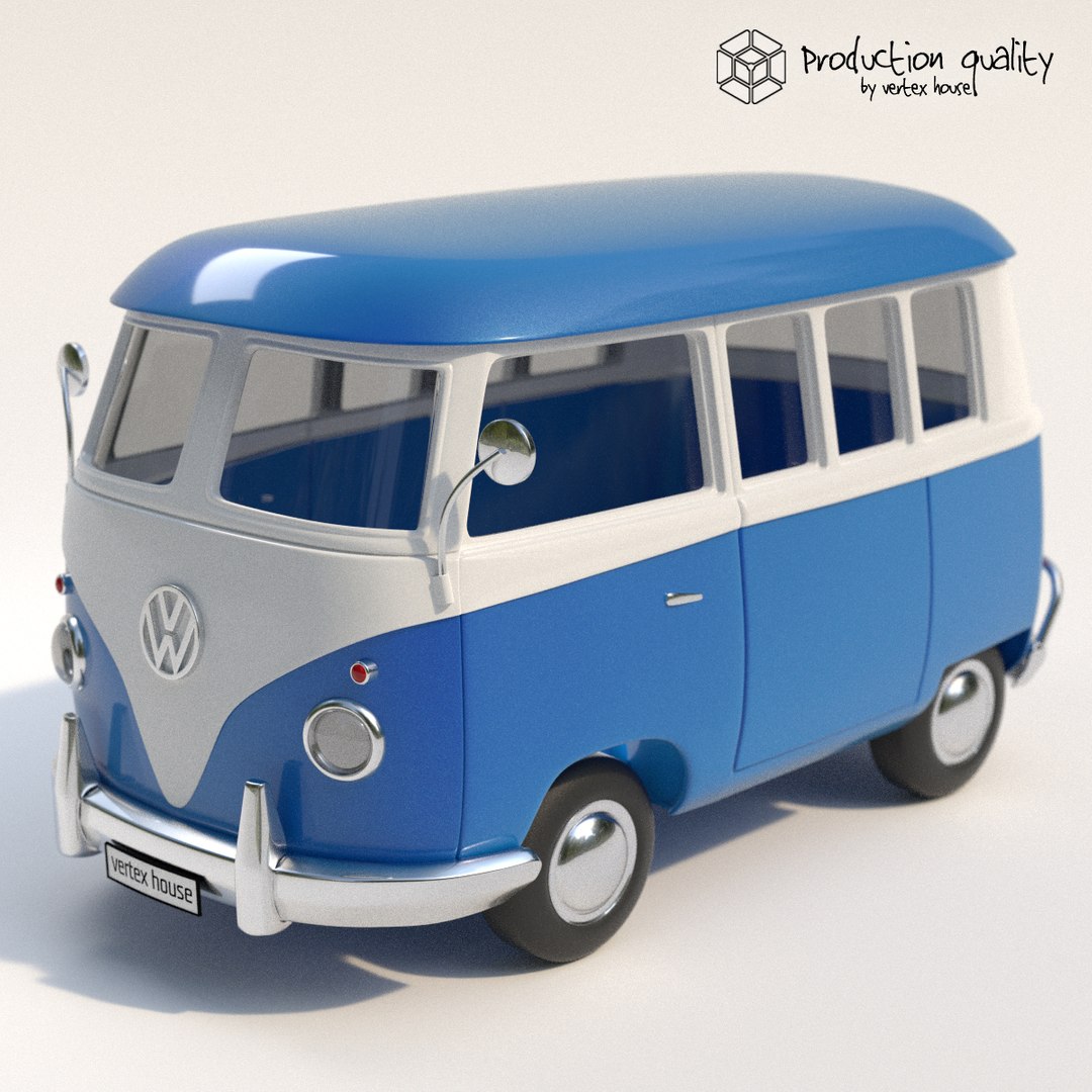 Volkswagen Toy Van 3d Max