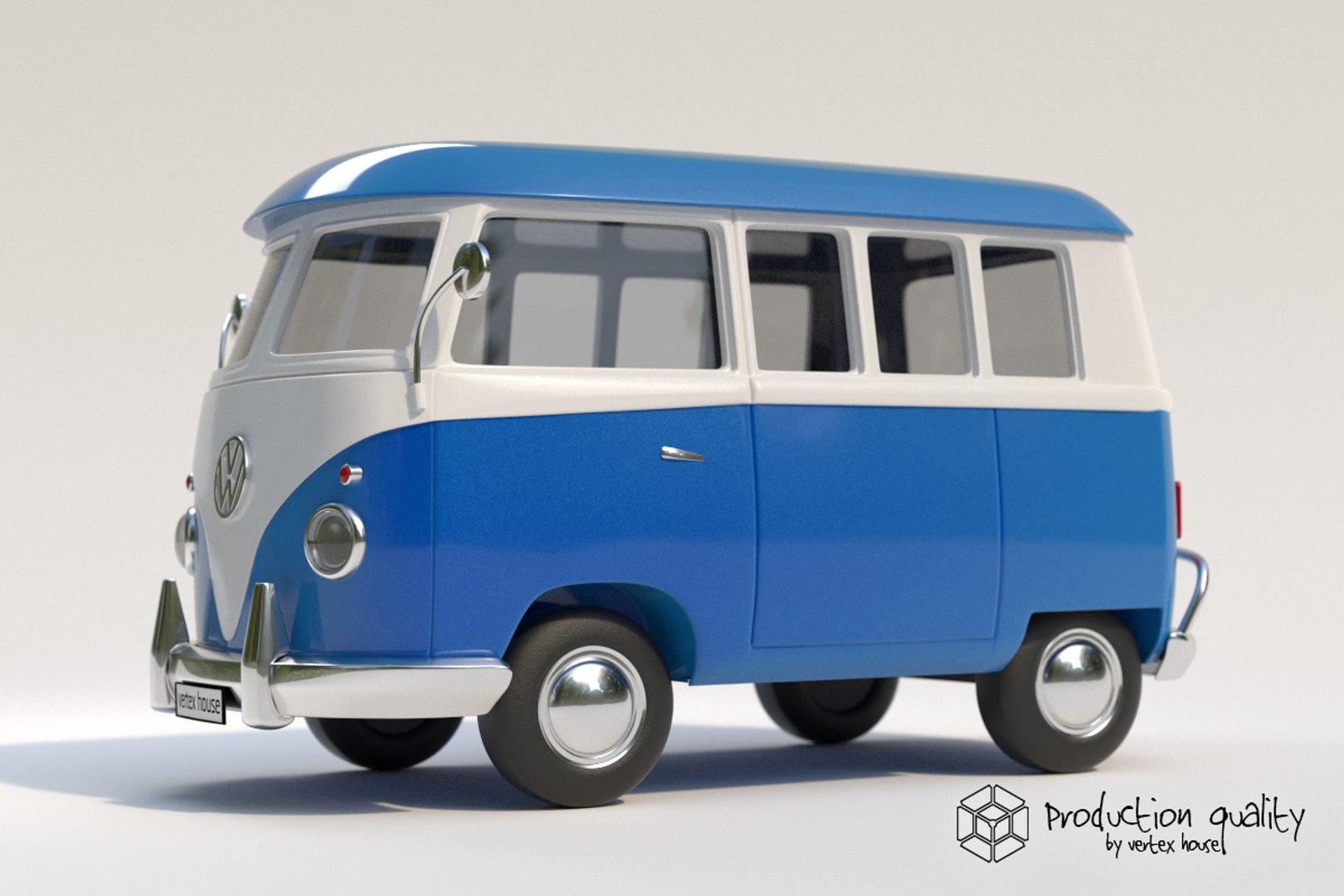 Volkswagen Toy Van 3d Max