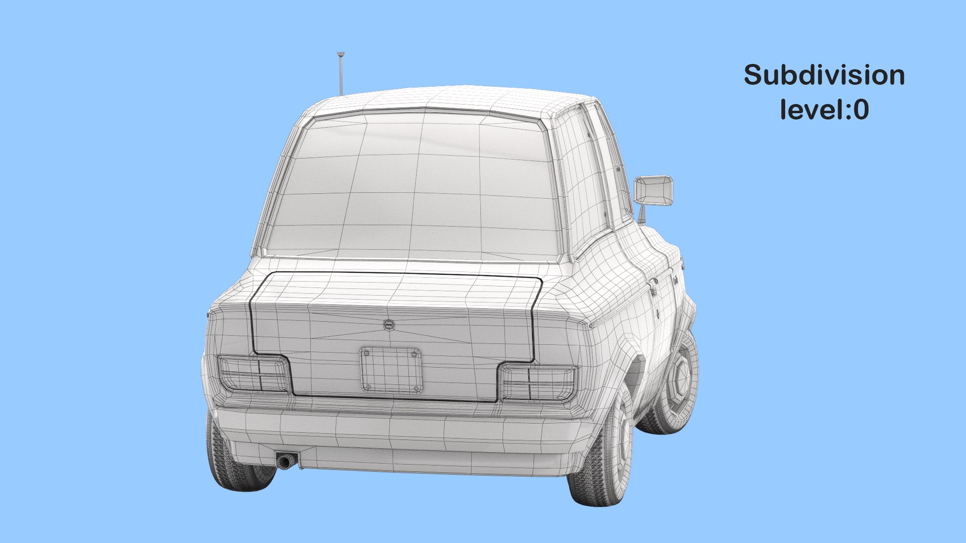 3D Toyota Corolla 1967 Cartoon Style - TurboSquid 1747225