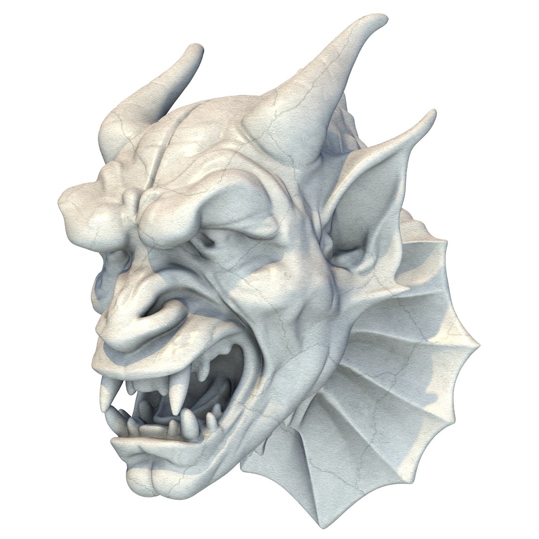 Gargoyle Head 9 3D Model - TurboSquid 2423232