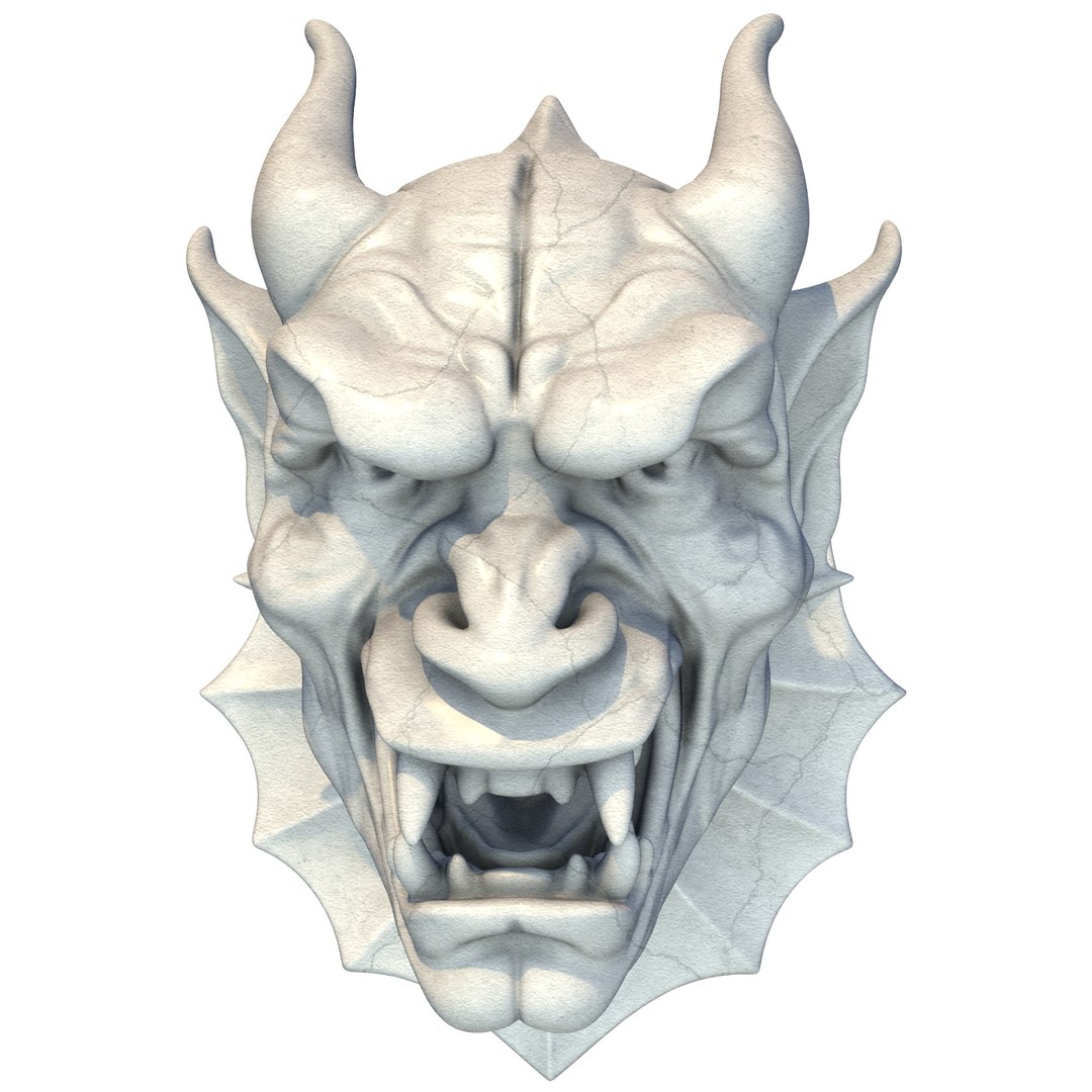 Gargoyle Head 9 3D Model - TurboSquid 2423232