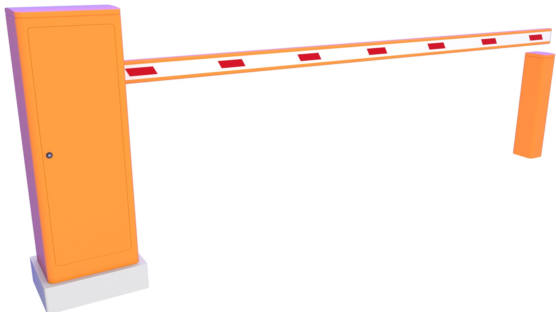 3D Model Electric Parking Gate 3 - TurboSquid 2257539