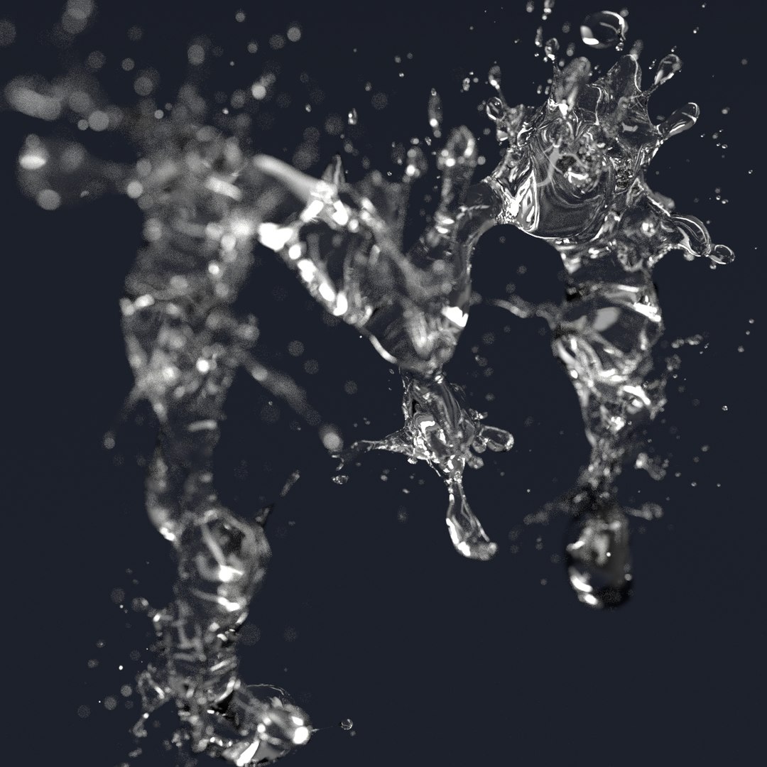 Letter M Splash 3D Model - TurboSquid 1151976