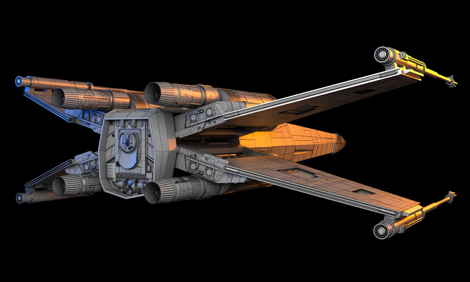 3D Model X-WING Star Wars - TurboSquid 1828512