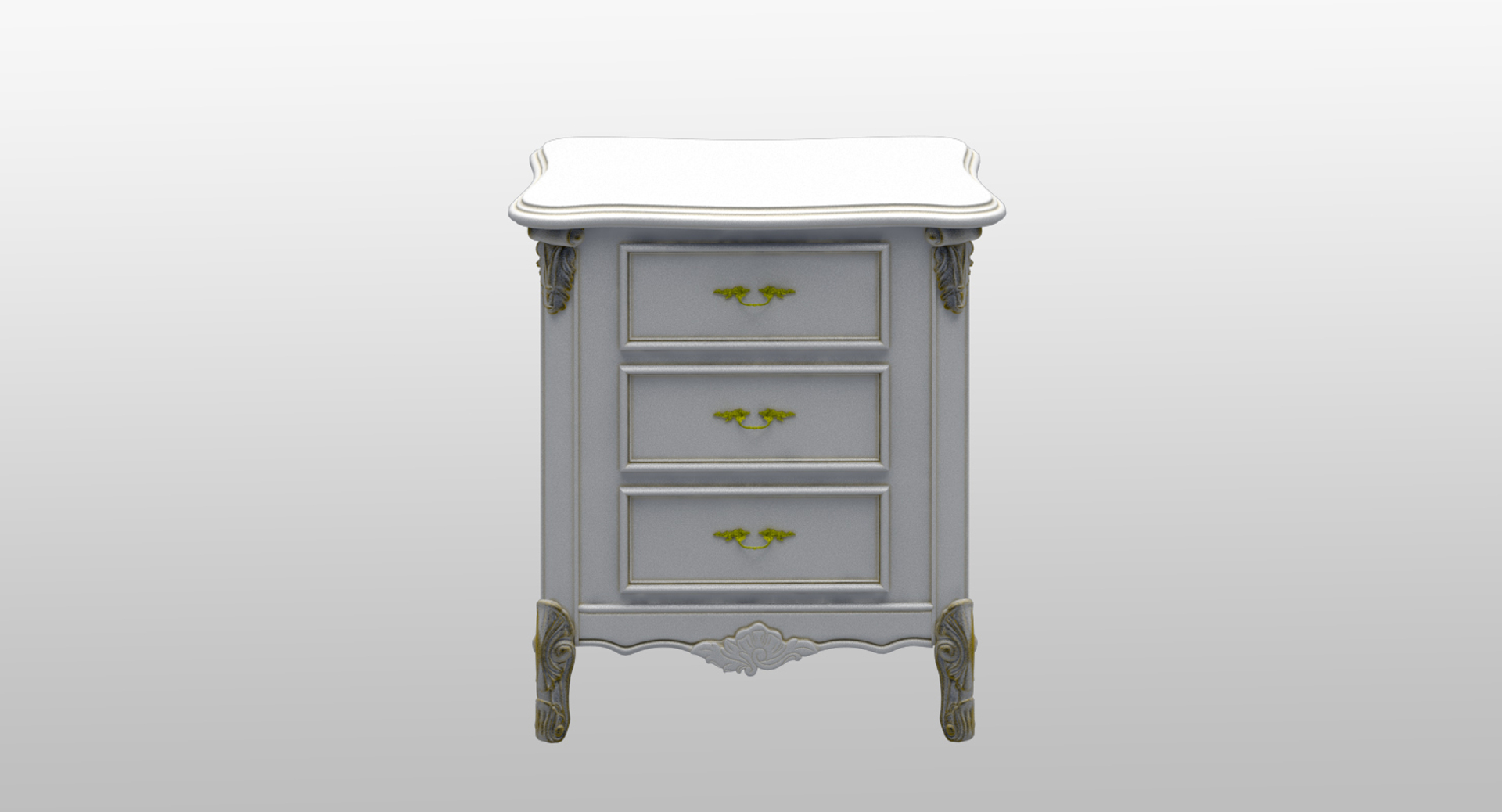 Benedetta 8833 Bedside Table 3d Model