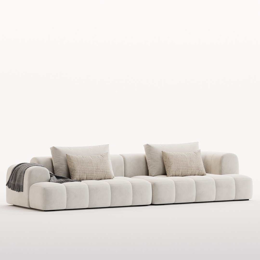 Extra Long Modern Sofa 2 3D - TurboSquid 2341671