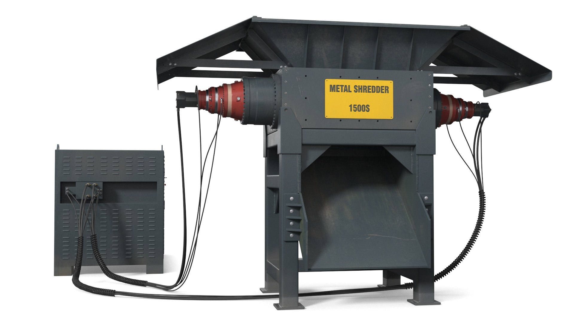 Industrial Metal Shredder 3D Model - TurboSquid 2269787