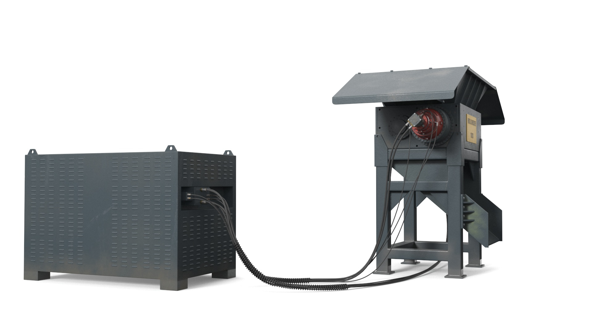 Industrial Metal Shredder 3D Model - TurboSquid 2269787