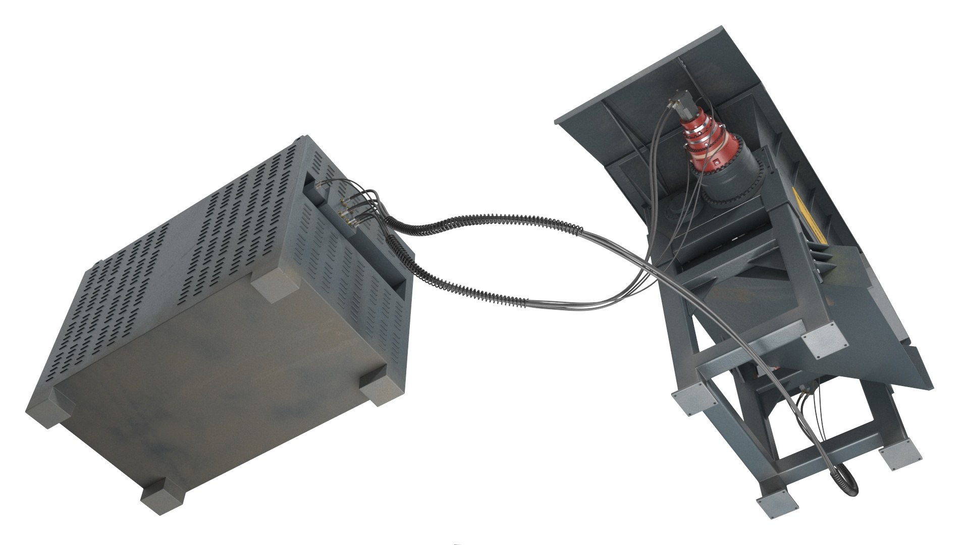 Industrial Metal Shredder 3D Model - TurboSquid 2269787