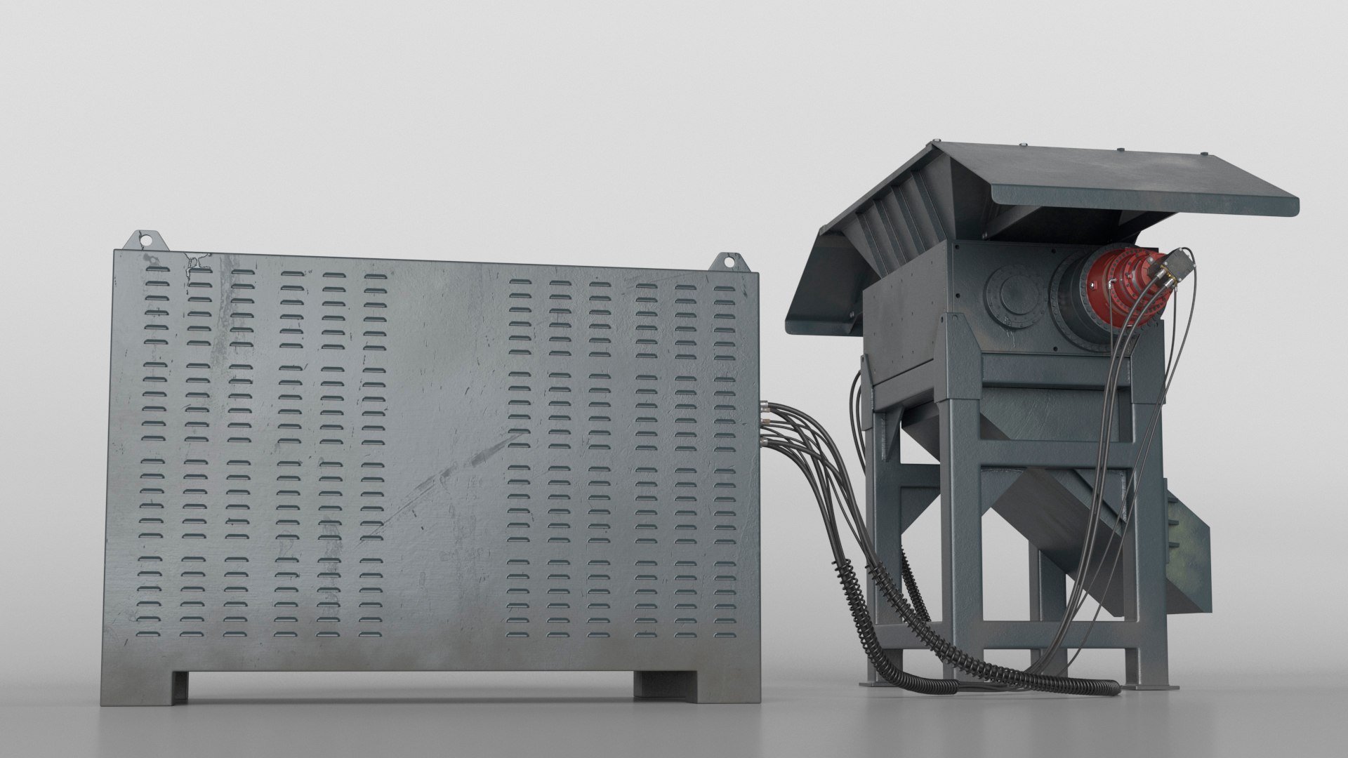 Industrial Metal Shredder 3D Model - TurboSquid 2269787