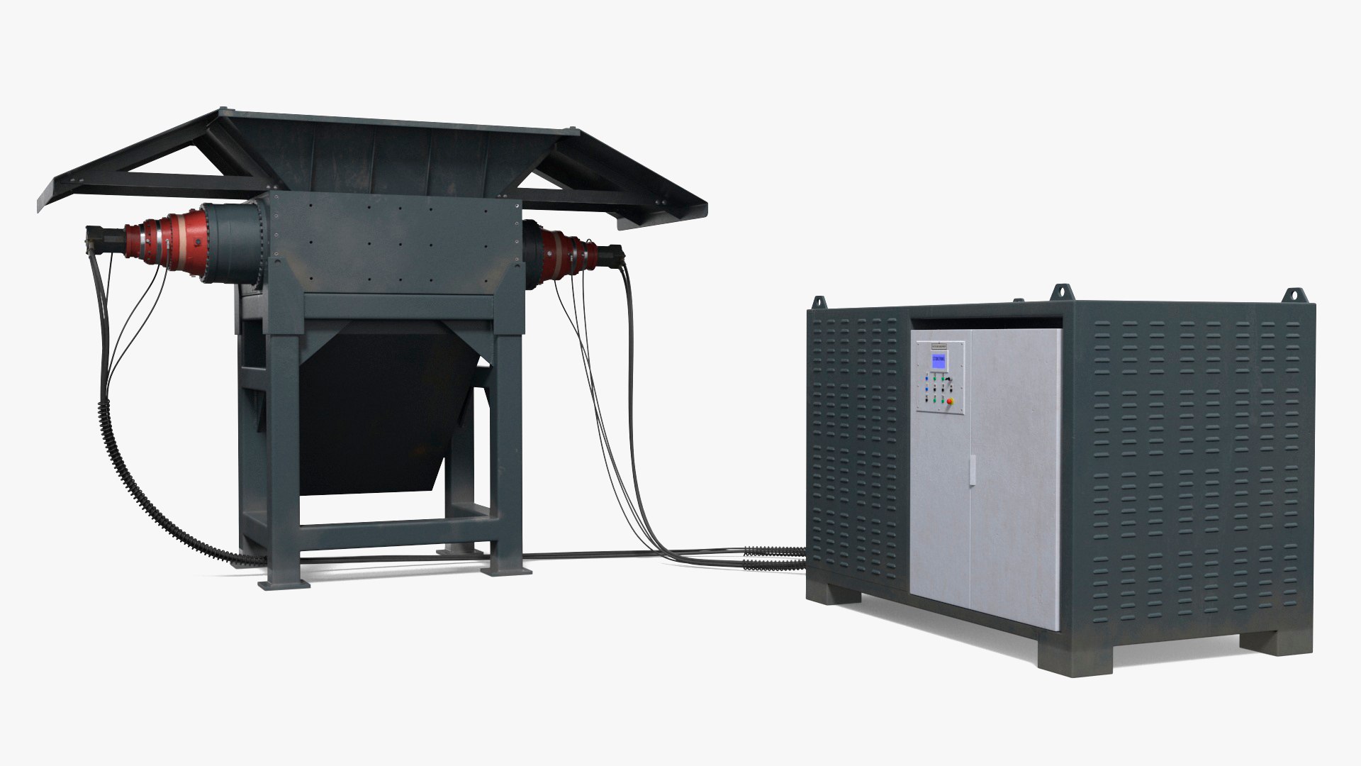 Industrial Metal Shredder 3D Model - TurboSquid 2269787