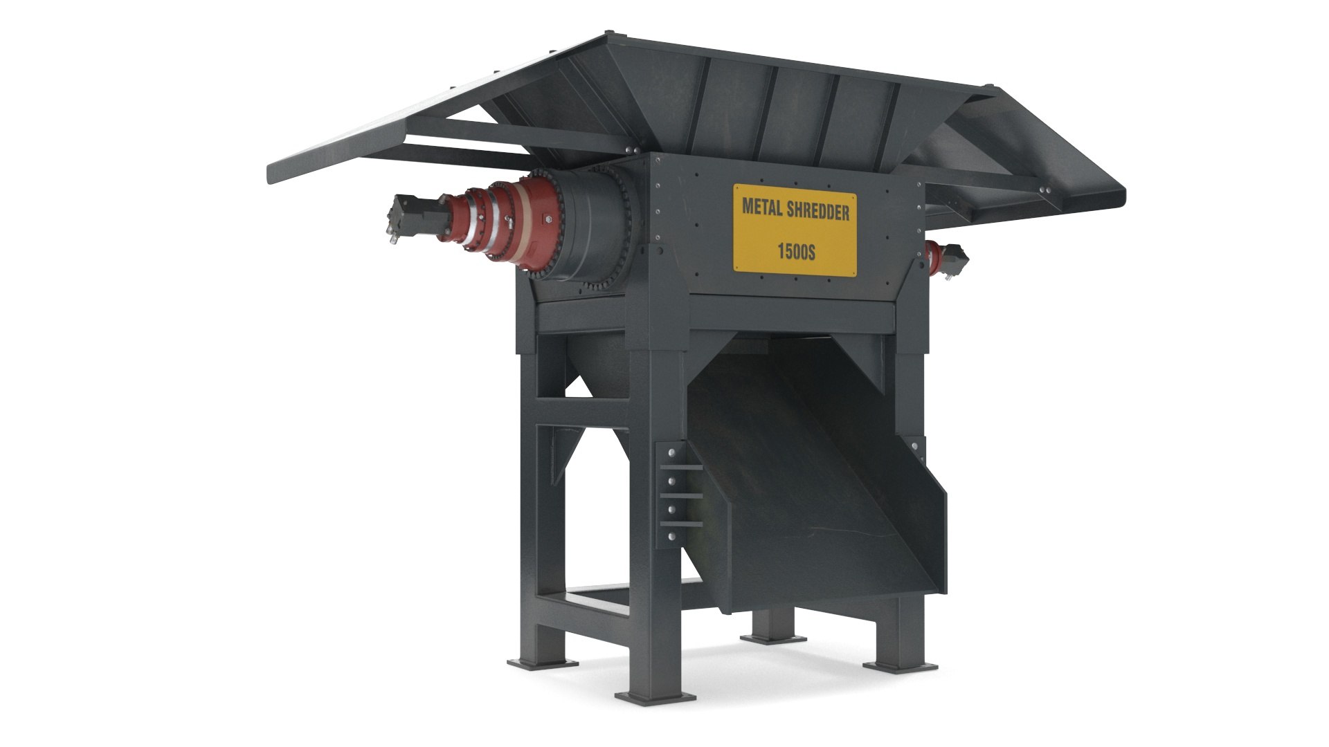 Industrial Metal Shredder 3D Model - TurboSquid 2269787