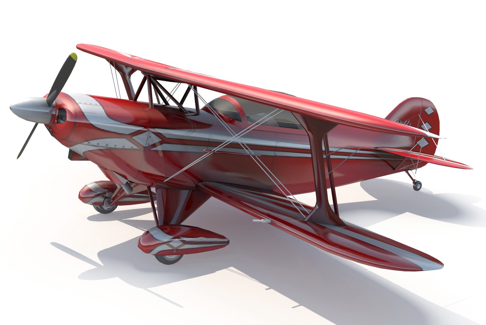 Pitts Special Biplane Planes 3d Model