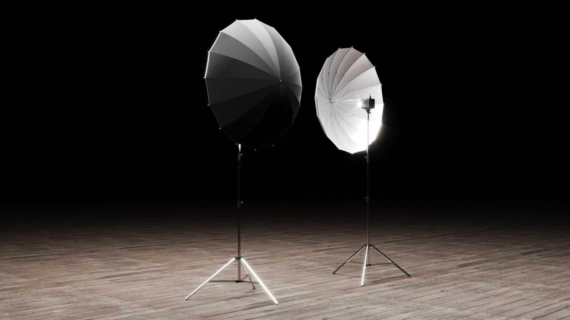 3D model Photo Studio Umbrella Light - TurboSquid 2174991