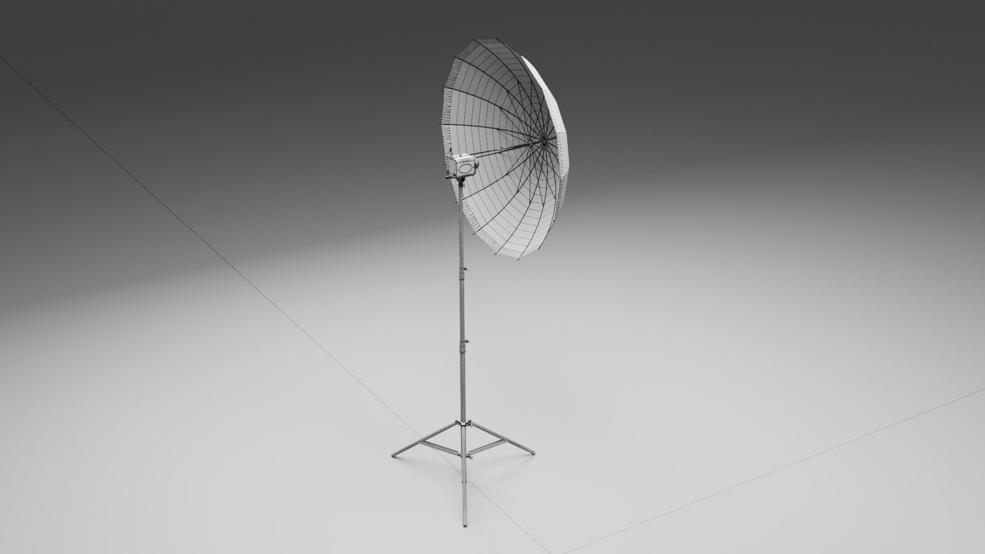 3D model Photo Studio Umbrella Light - TurboSquid 2174991