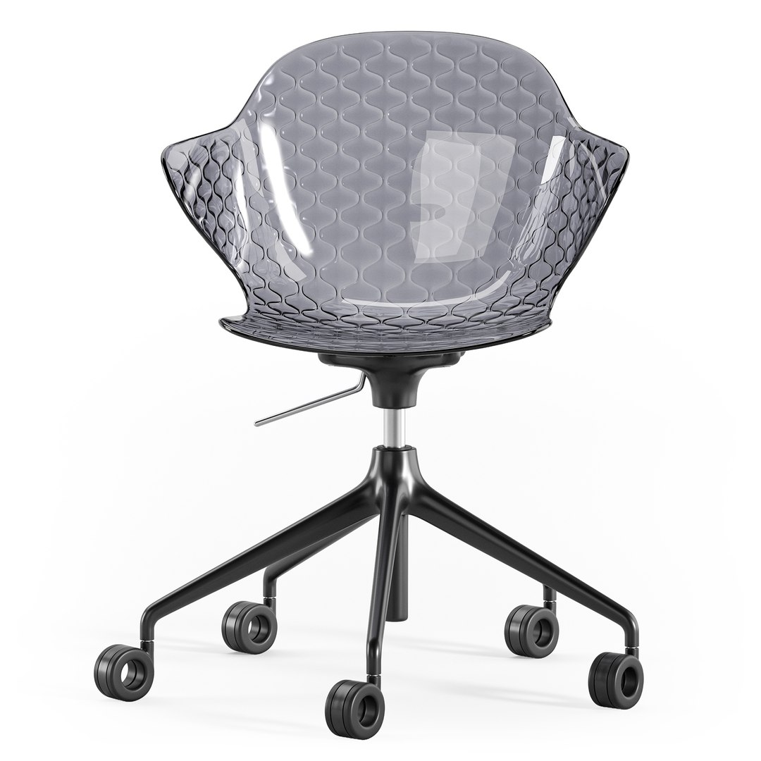 3D Calligaris Saint Tropez Office Chair - TurboSquid 2023127
