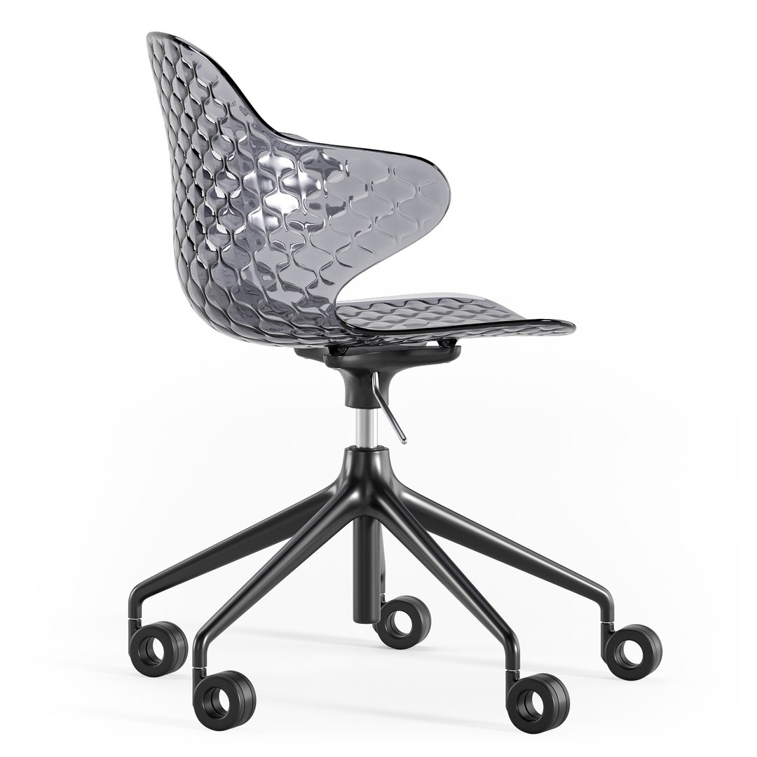 3D Calligaris Saint Tropez Office Chair - TurboSquid 2023127
