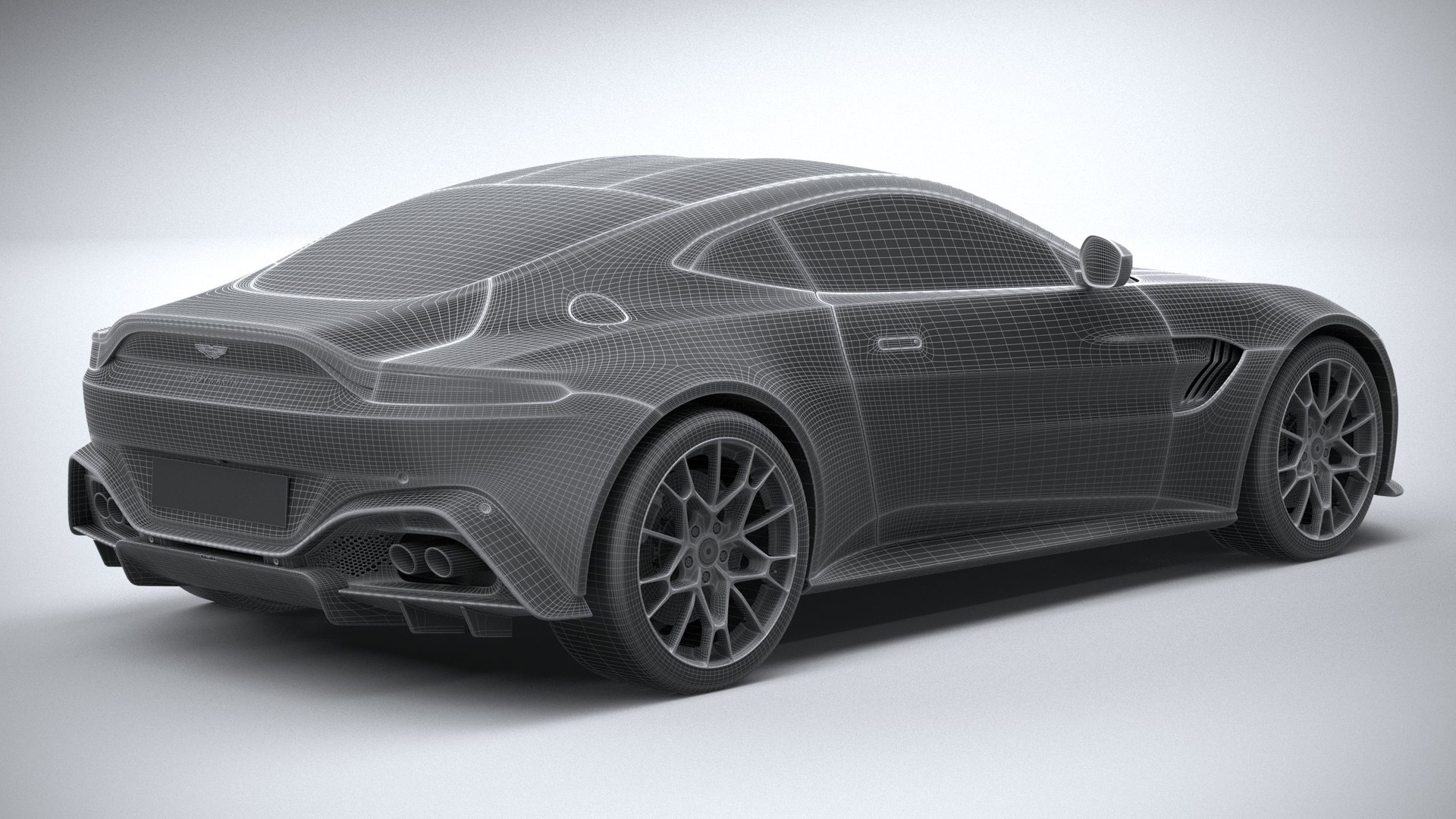 3D aston martin vantage - TurboSquid 1562627