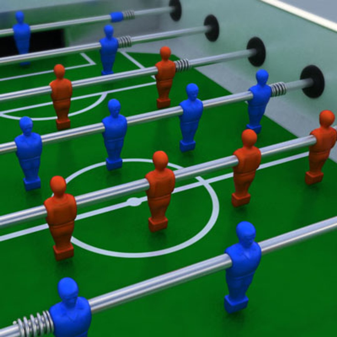 3d 3ds Garlando Football Table Foosball