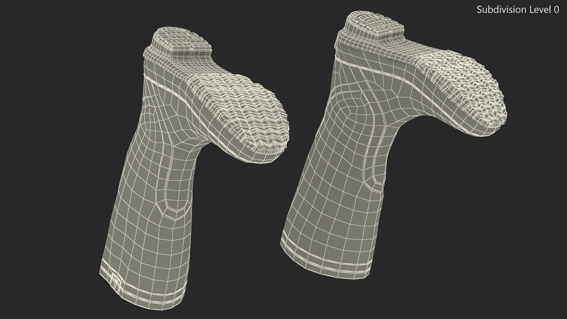 Waterproof Rubber Boots 3D model - TurboSquid 1818396