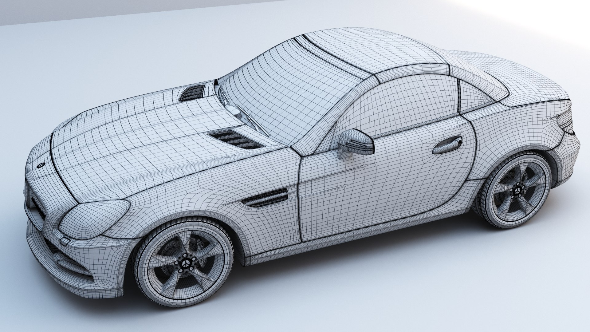 Benz Slk 3D Model - TurboSquid 1642385