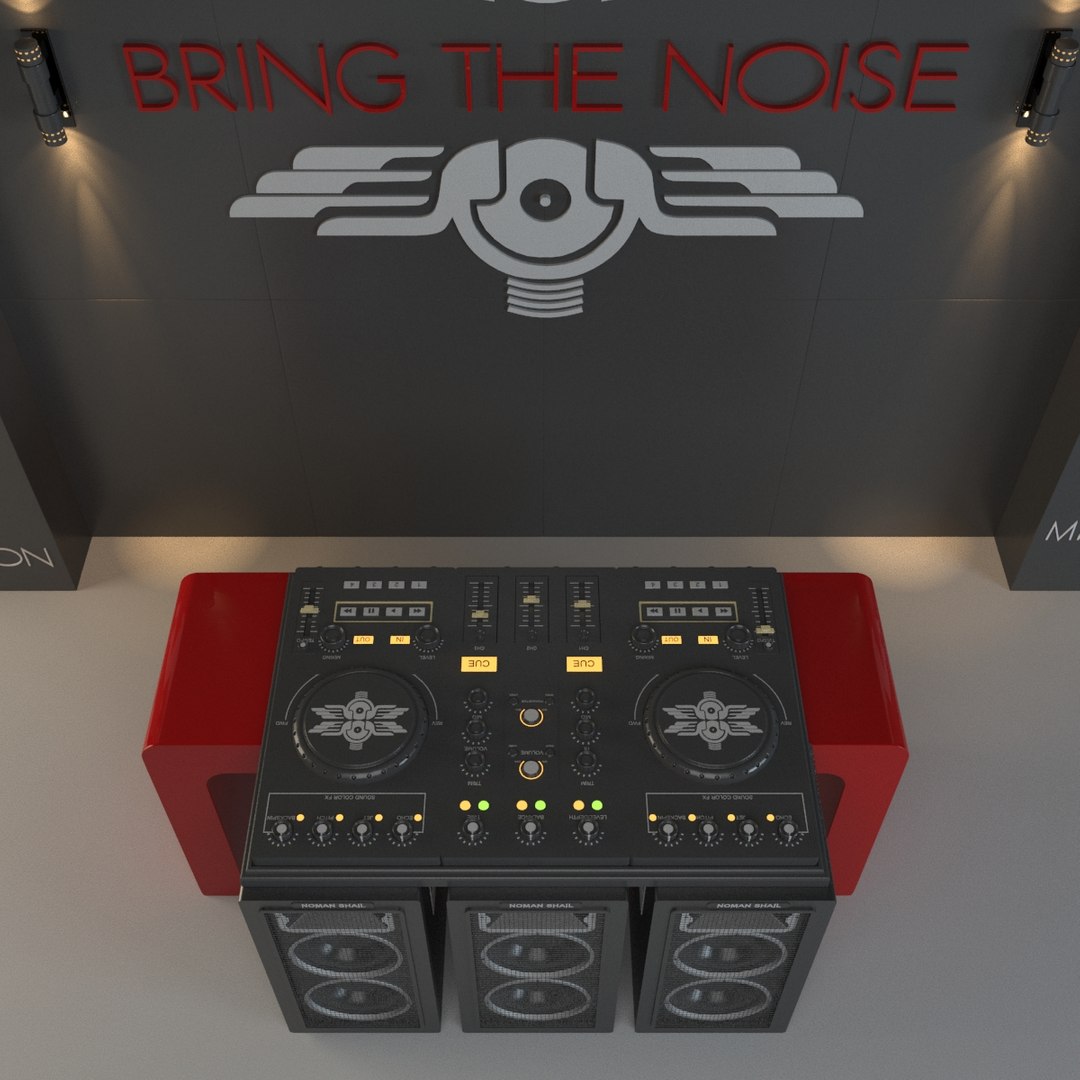 3d Dj Setup