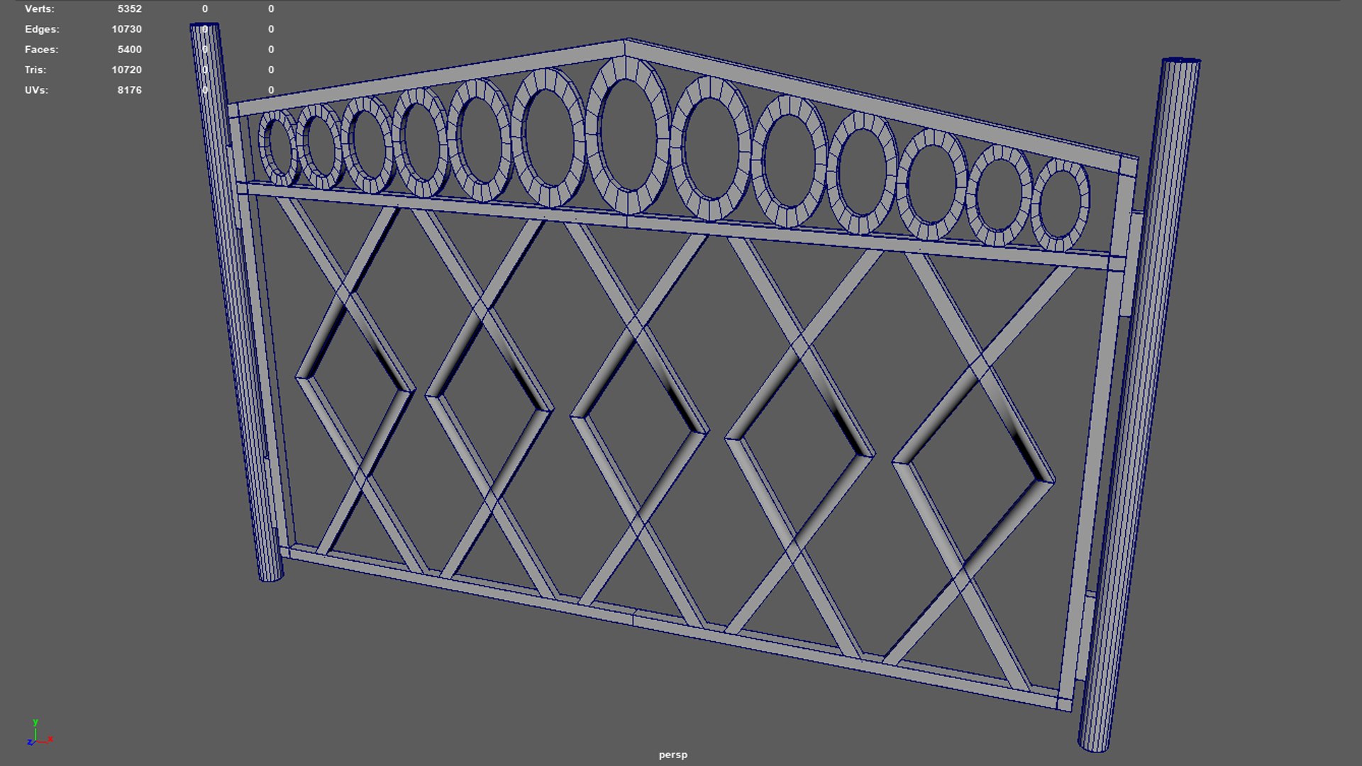 3D Fence 09 - TurboSquid 1999176