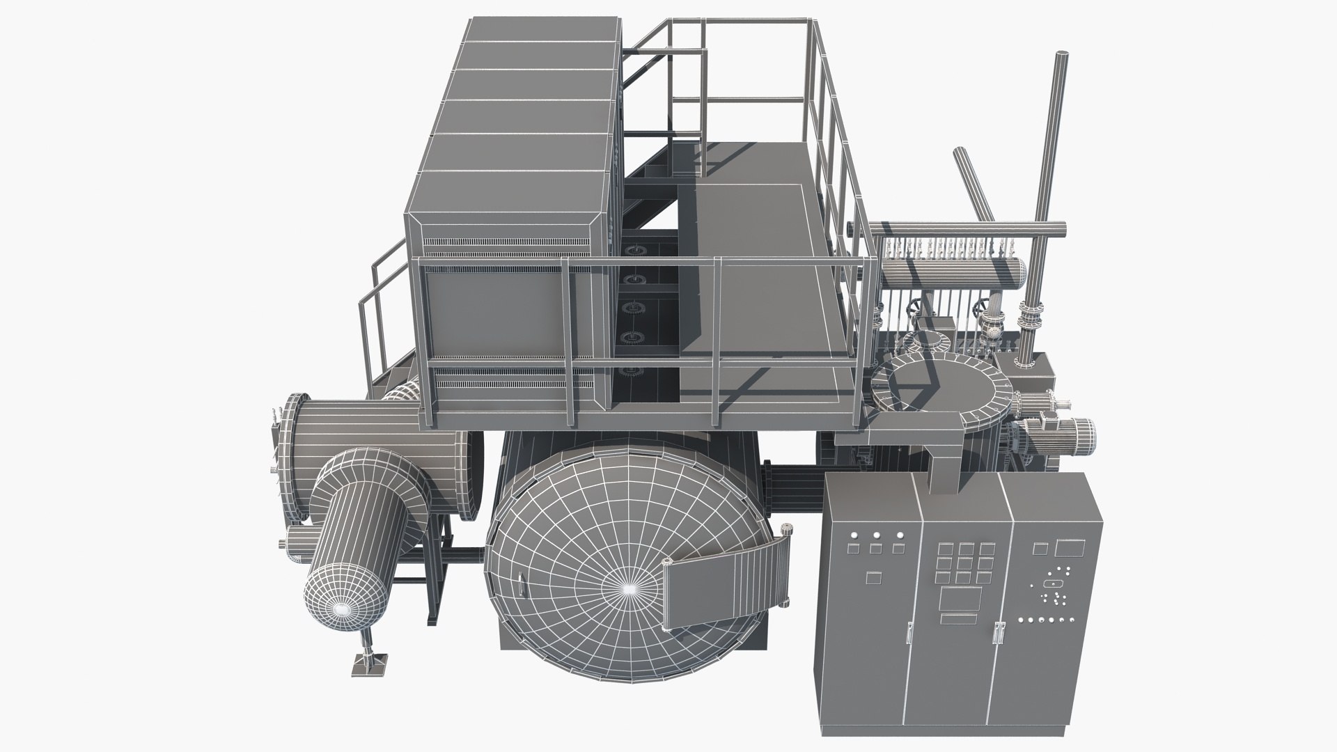Vacuum Furnace 3D Model - TurboSquid 2265977