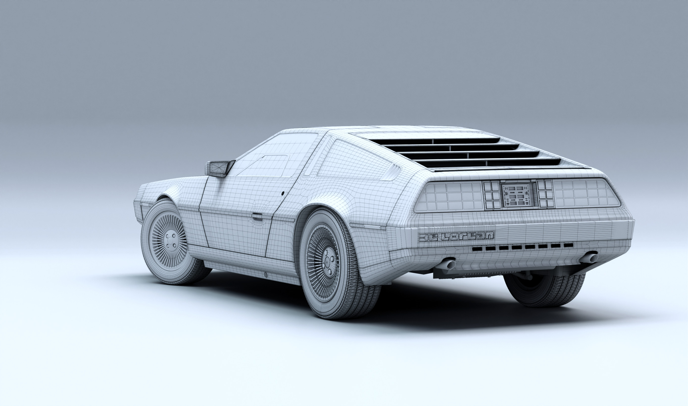 Delorean 3D model - TurboSquid 1847045