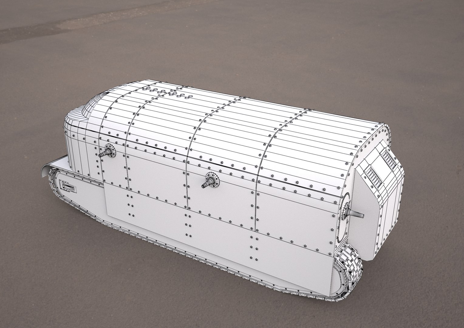 3D Flying Elephant Tank 3d Model - TurboSquid 2062034