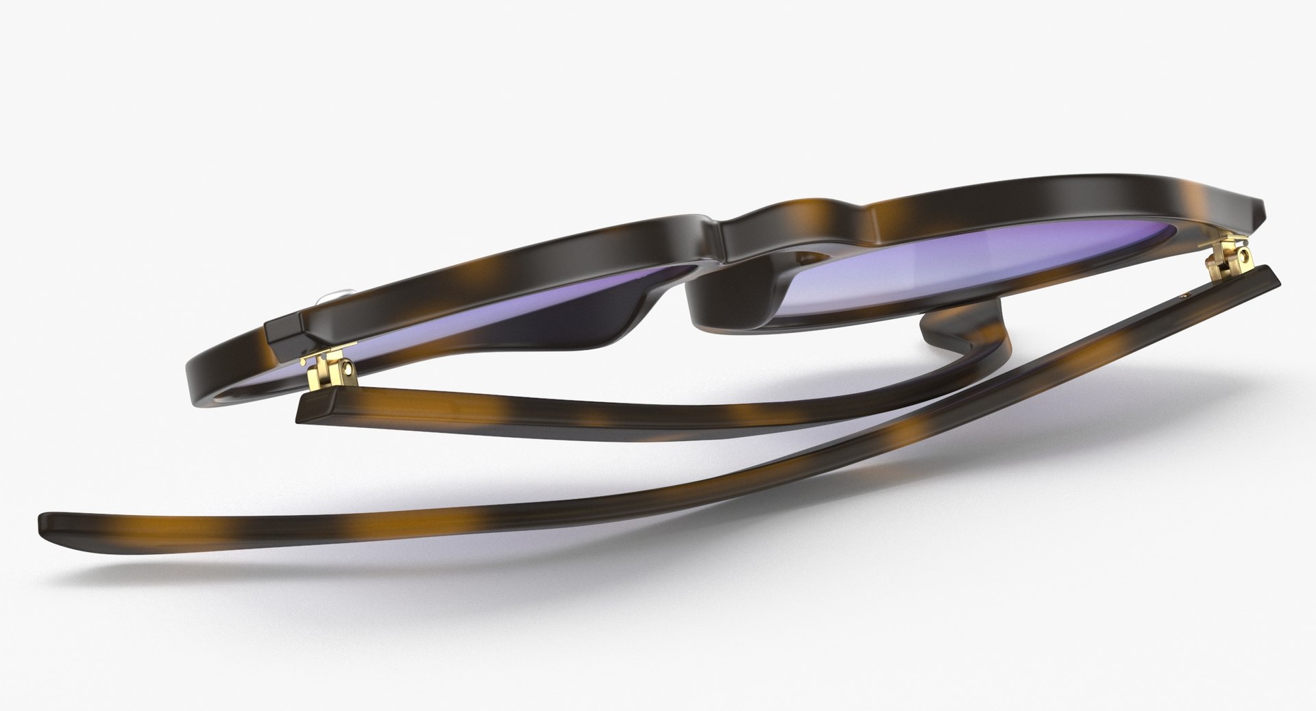 Prop Sunglasses Type 04 Open And Closed 3D Model - TurboSquid 2150732