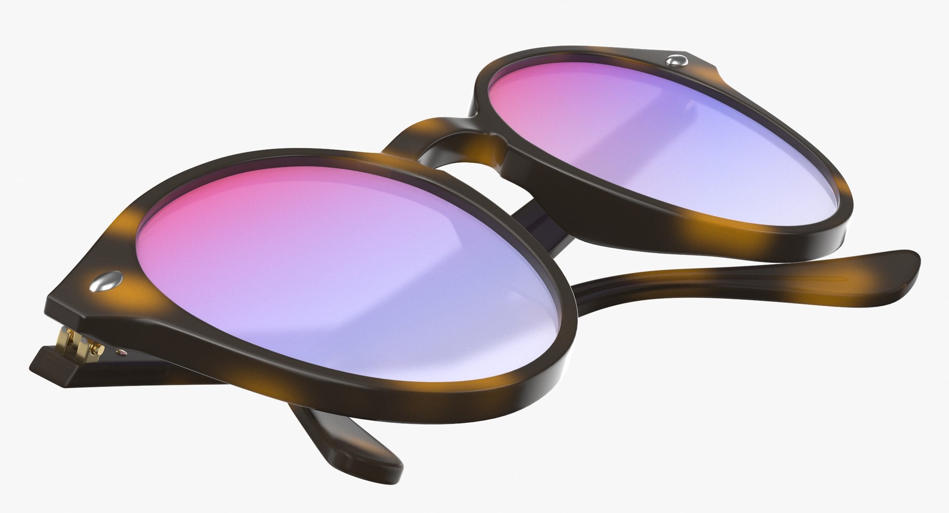 Prop Sunglasses Type 04 Open And Closed 3D Model - TurboSquid 2150732