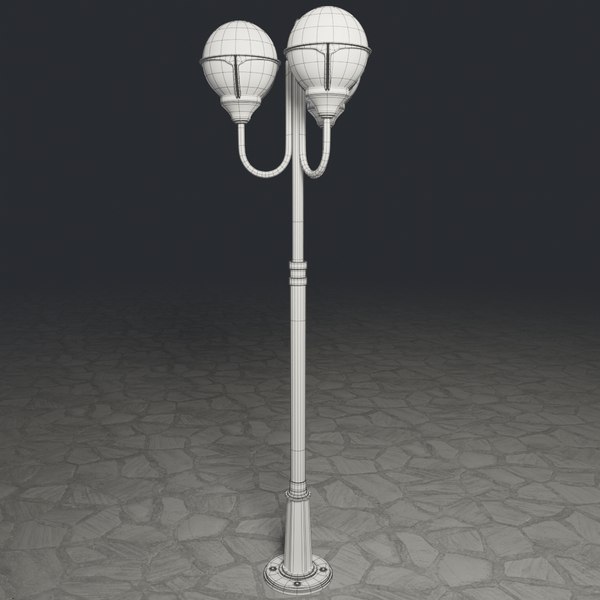 3D Set of Spherical Street Lamps model - TurboSquid 1960485
