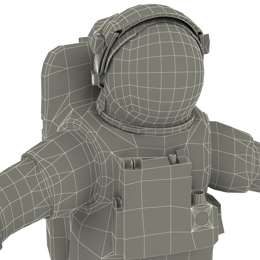 nasa space suit 3d model